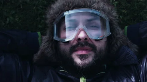 4k Natural Shot of an Extreme Man Face C... | Stock Video | Pond5