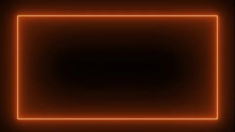 4k neon lines frame animation. Rectangul... | Stock Video | Pond5