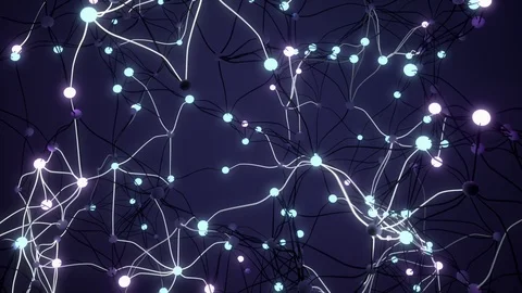 4K Neuronal and Synapse Activity. | Stock Video | Pond5