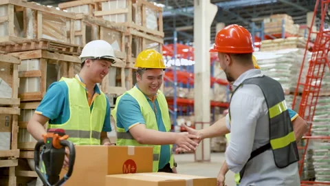 4K, The new warehouse chief clerk is con... | Stock Video | Pond5