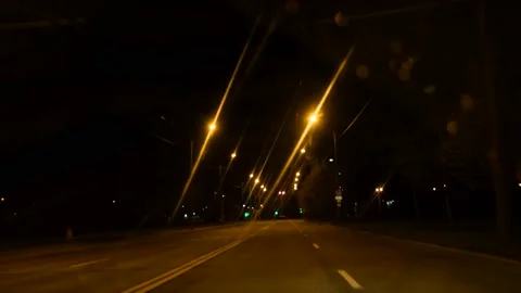 Empty Road Night Stock Video Footage | Royalty Free Empty Road Night ...