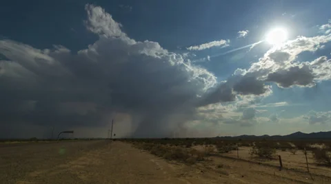 4K NTSC Storm cell generates small haboo... | Stock Video | Pond5