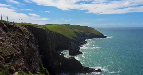 4K of the Old Head Kinsale Cliffs and G... | Stock Video | Pond5