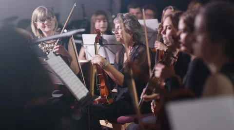 Orchestra Stage Stock Footage ~ Royalty Free Stock Videos | Pond5