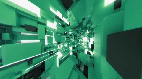 4K Pan Across Futuristic Interior with L... | Stock Video | Pond5