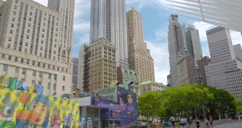 4K Pan - Downtown New York City, World T... | Stock Video | Pond5