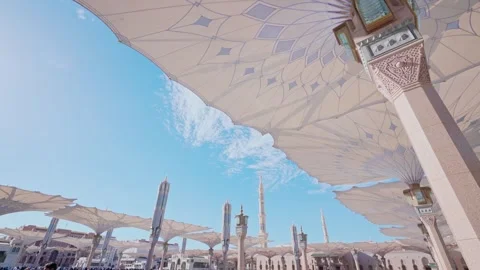 4k, panoramic view main mosque of the Pr... | Stock Video | Pond5