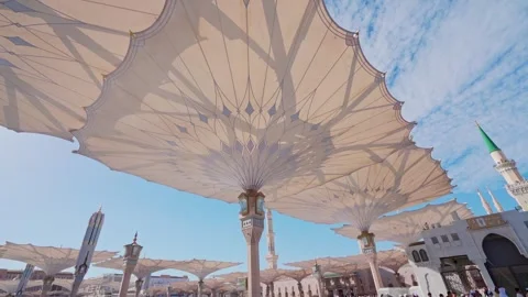 4k, panoramic view main mosque of the Pr... | Stock Video | Pond5