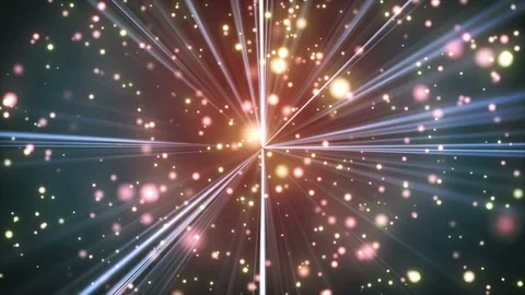 4K particles space motion background | Stock Video | Pond5