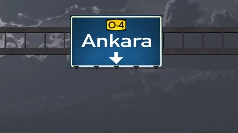 4K Passing Ankara Turkey Highway Road Si... | Stock Video | Pond5