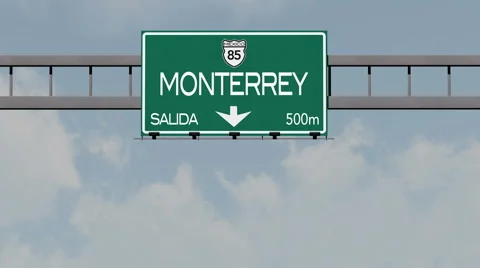 4K Passing Monterrey Mexico Highway Road... | Stock Video | Pond5