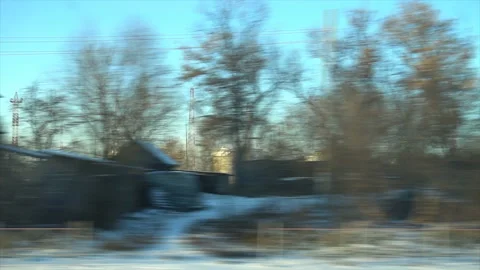 4K Point of view from the window of a pa... | Stock Video | Pond5