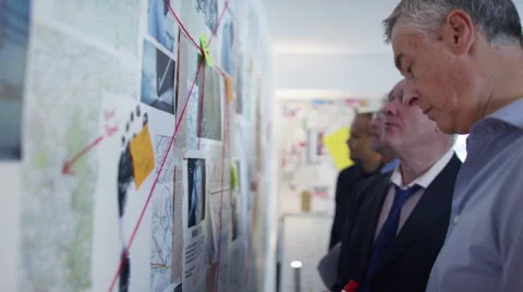 4K Police detectives working together in... | Stock Video | Pond5