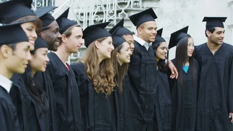 Graduation Caps Stock Footage ~ Royalty Free Stock Videos | Pond5