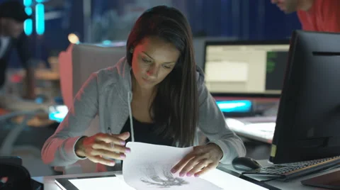 4K Portrait smiling young computer game ... | Stock Video | Pond5