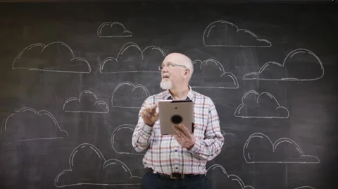 4K Portrait of thinking man standing in ... | Stock Video | Pond5