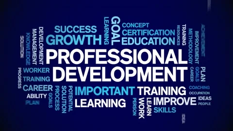 4k Professional Development Animated Tag... | Stock Video | Pond5