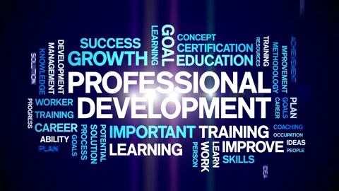 4k Professional Development Animated Tag... | Stock Video | Pond5