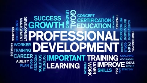 4k Professional Development Animated Tag... | Stock Video | Pond5