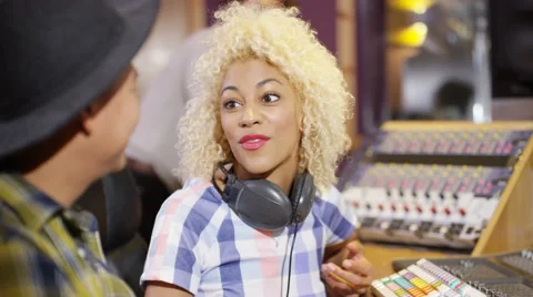 4K Professional team in recording studio... | Stock Video | Pond5