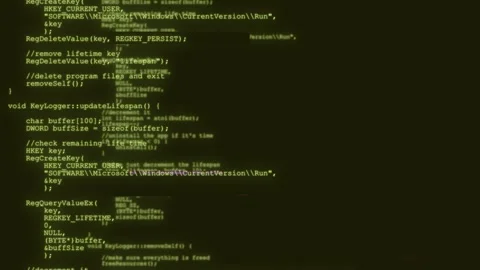 4K Programmer coding on black Computer s... | Stock Video | Pond5