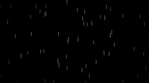 4K Rain Isolated On Black Background - S... | Stock Video | Pond5