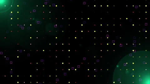 4K Randomly moving square and dots backg... | Stock Video | Pond5