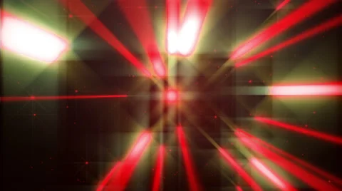 4k Red Dance of Lights Animation Seamles... | Stock Video | Pond5