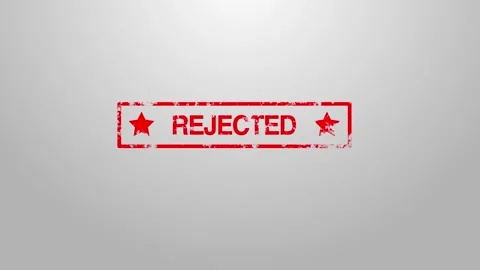 A 4K red rubber stamp animation with the... | Stock Video | Pond5