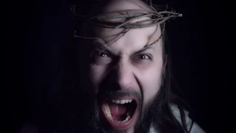 Jesus Christ Pain Stock Footage ~ Royalty Free Stock Videos | Pond5