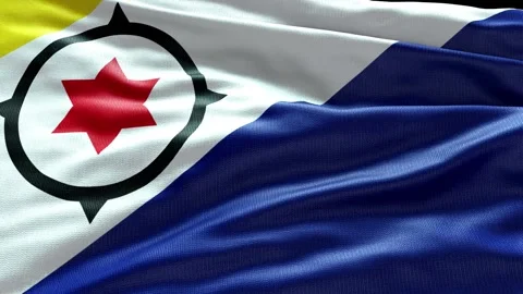 4k render Bonaire Flag video waving in w... | Stock Video | Pond5