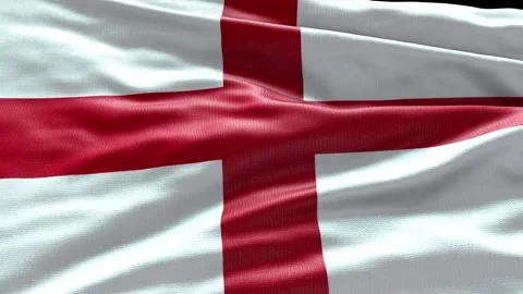 4k render England Flag video waving in w... | Stock Video | Pond5