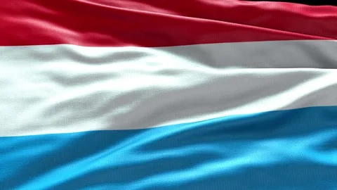 4k render Luxembourg Flag video waving i... | Stock Video | Pond5