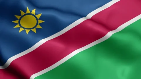 4k render Namibia Flag video waving in w... | Stock Video | Pond5