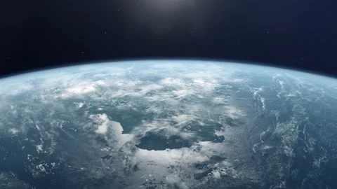 4K render of the surface of the Earth in... | Stock Video | Pond5