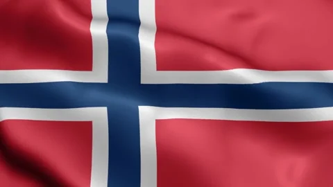 4k render Svalbard and Jan Mayen Flag vi... | Stock Video | Pond5