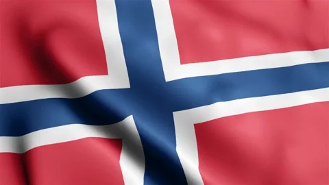 4k render Svalbard and Jan Mayen Flag vi... | Stock Video | Pond5