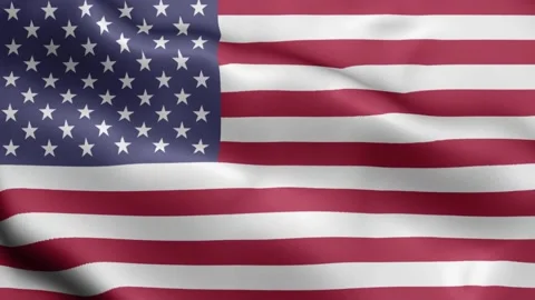 4k render United States Flag video wavin... | Stock Video | Pond5