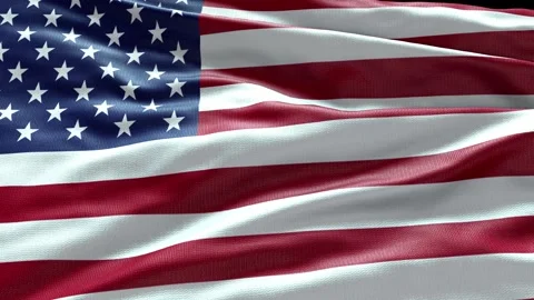 4k render United States Flag video wavin... | Stock Video | Pond5