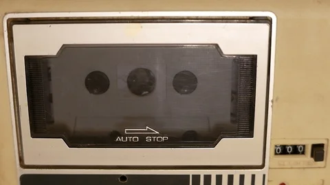 4K Retro Computer Casette Player 1 | Stock Video | Pond5