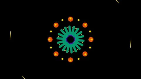 4k Retro Laser Beamer Show Animation of ... | Stock Video | Pond5