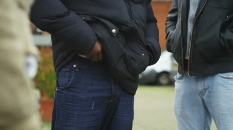 4K Rival gang members face off on city s... | Stock Video | Pond5