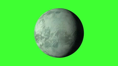 4k rotating planet on green screen | Stock Video | Pond5