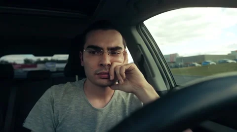 Unhappy With Car Stock Footage ~ Royalty Free Stock Videos | Pond5