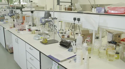 4K Science Lab and scientists working o... | Stock Video | Pond5