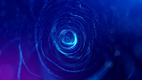 4k seamless 3d abstract animation with g... | Stock Video | Pond5