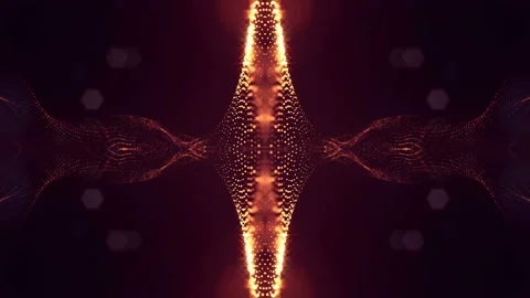4k seamless 3d abstract animation with g... | Stock Video | Pond5