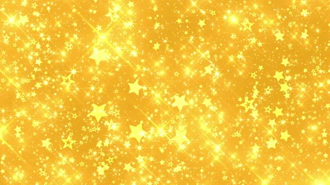4k Seamless Golden Starfall Background 2 | Stock Video | Pond5