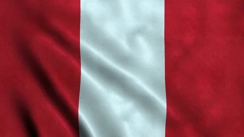 4K Seamless Loopable Flag of Peru | Stock Video | Pond5