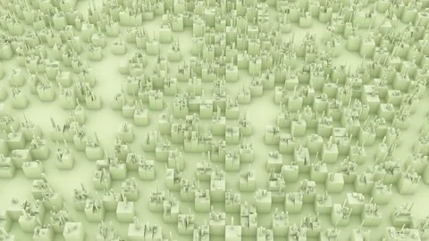 4k Seamless looping animation of 3D gree... | Stock Video | Pond5